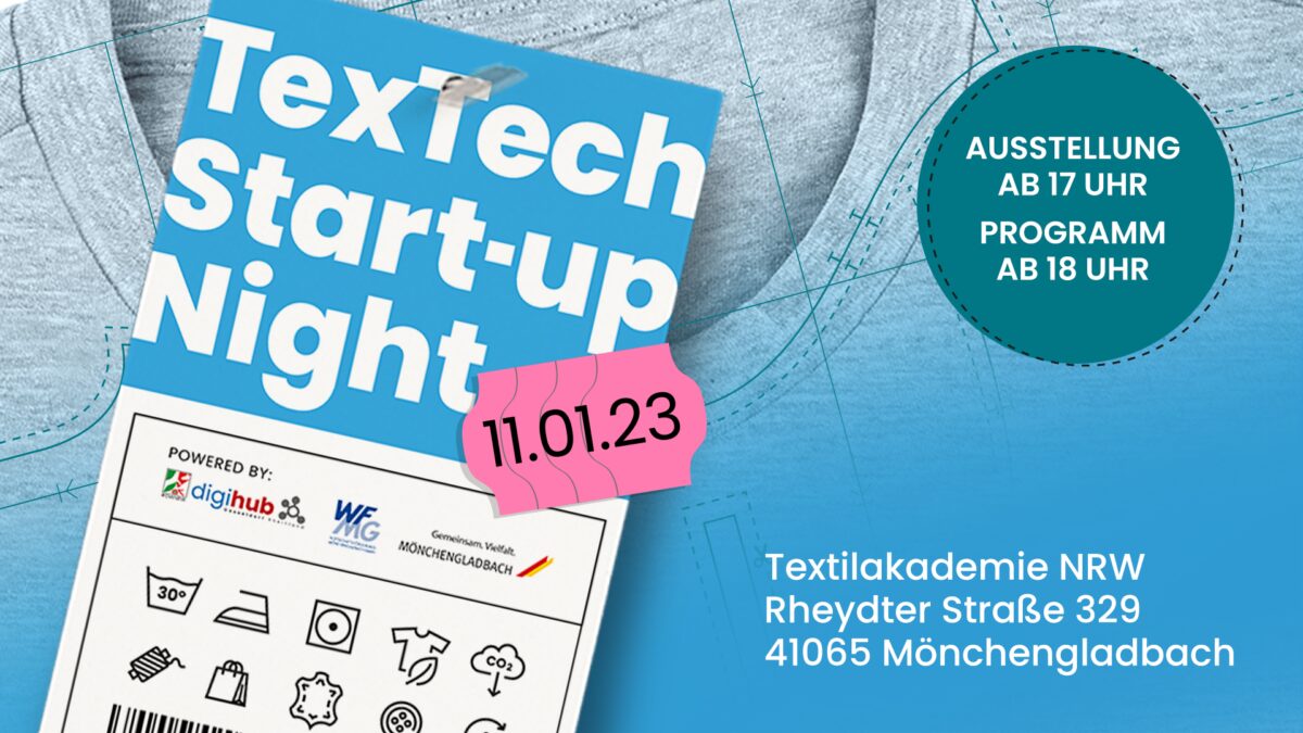 „TexTech Start-up Night“ bringt erstmals die Textiltechnik-Branche ...